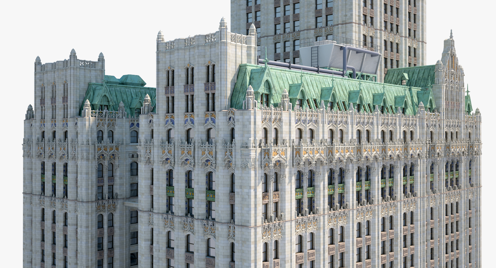 Realistic Woolworth Building Model - TurboSquid 1242300