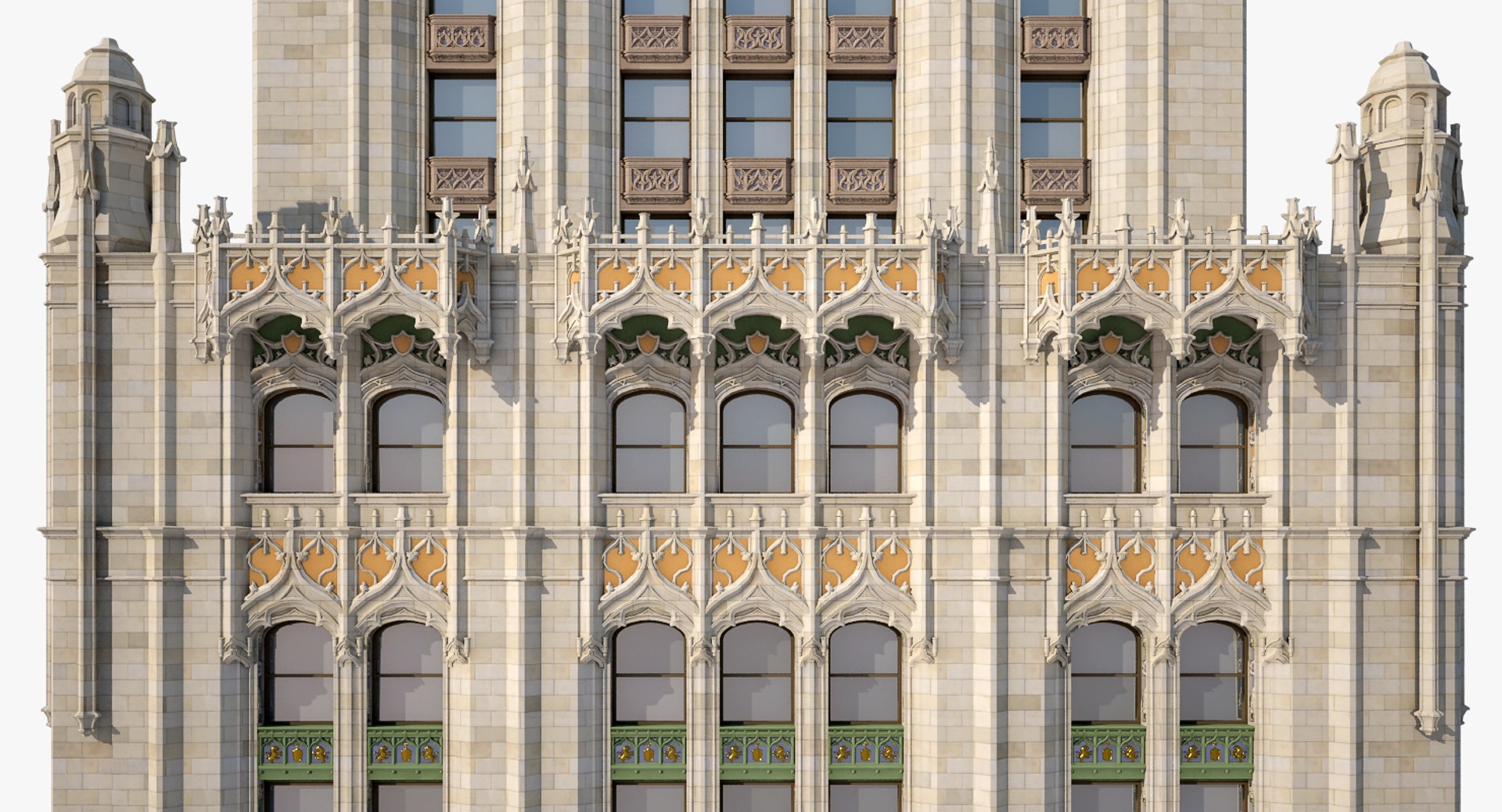 Realistic Woolworth Building Model - TurboSquid 1242300