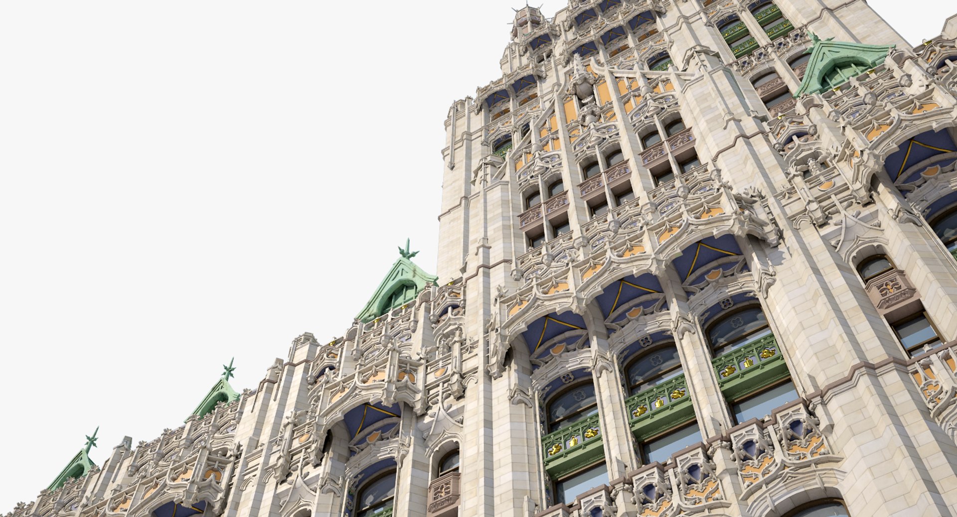 Realistic Woolworth Building Model - TurboSquid 1242300