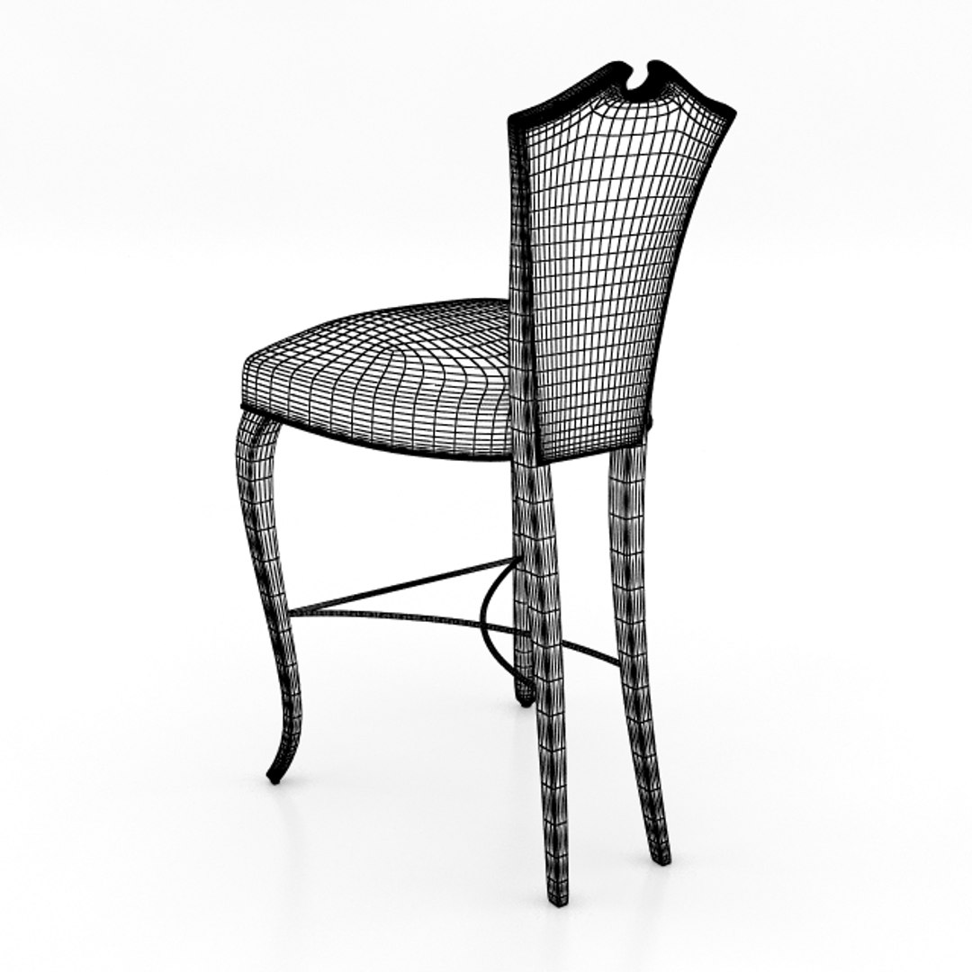 3d Model Christopher Guy Arch Stool