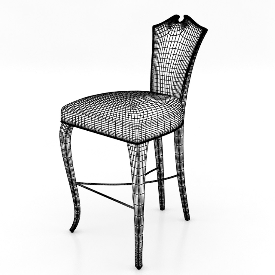 3d Model Christopher Guy Arch Stool