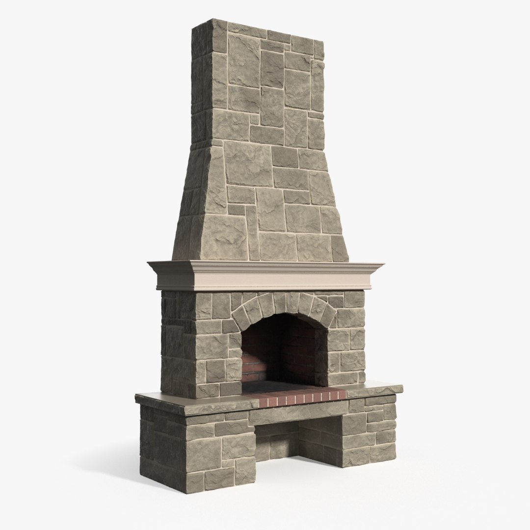 Fireplace 3D Model - TurboSquid 1667791