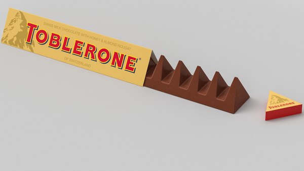 3D model chocolate toblerone - TurboSquid 1671792