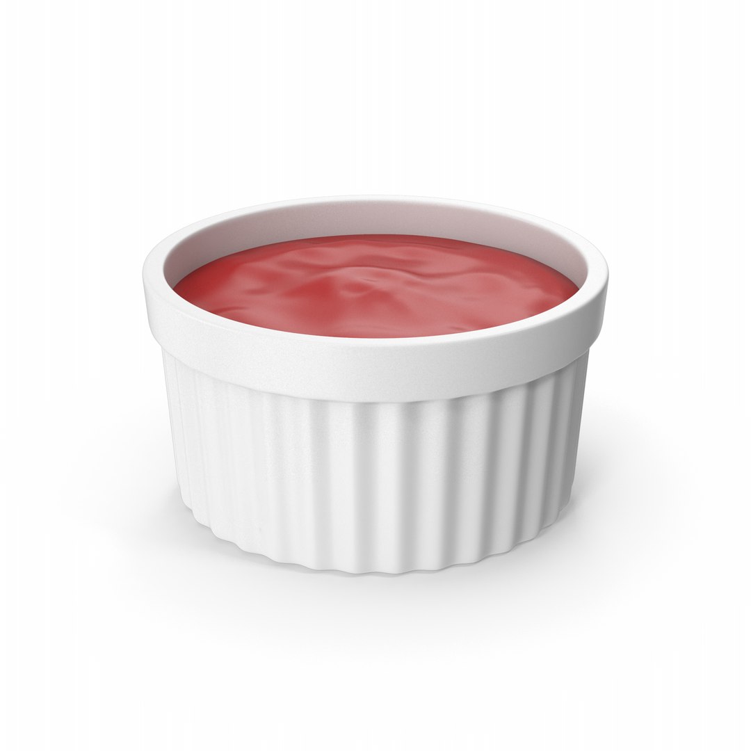3D Sauce Cup - TurboSquid 2358066
