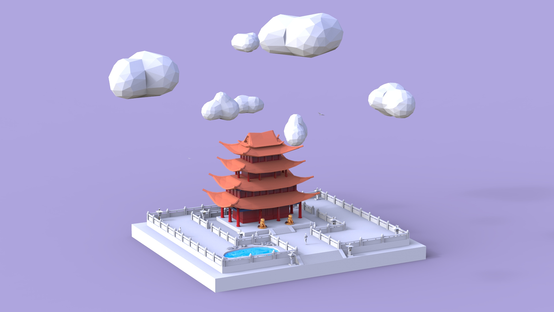 3D buddhist temple - TurboSquid 1462967