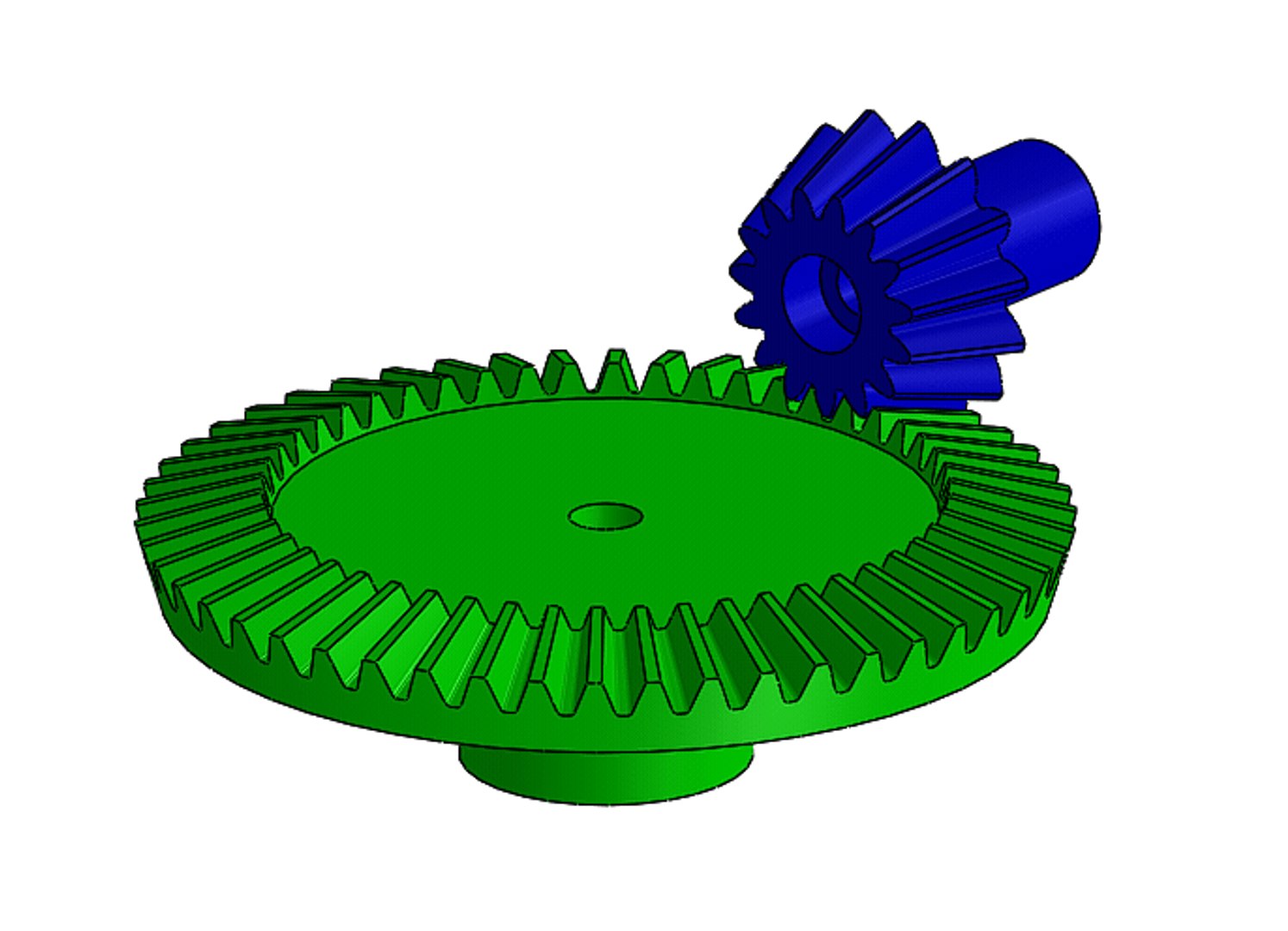 Bevel Gear Assembly Model - TurboSquid 2457860