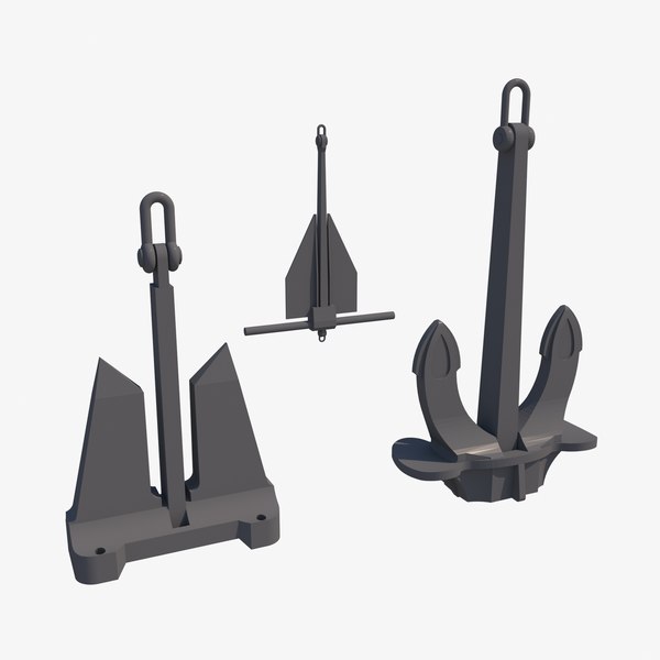 Anchors 3 in 1 model - TurboSquid 1950602