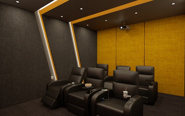 modelo 3d Colección de diseño de cine en casa 18 - TurboSquid 1710975