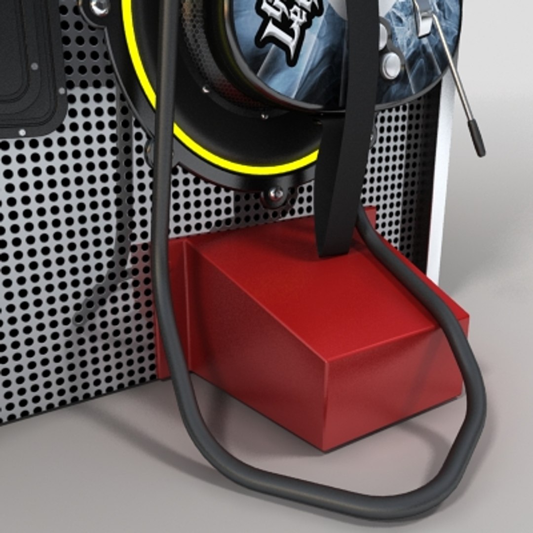 3d Arcade Guitar Model