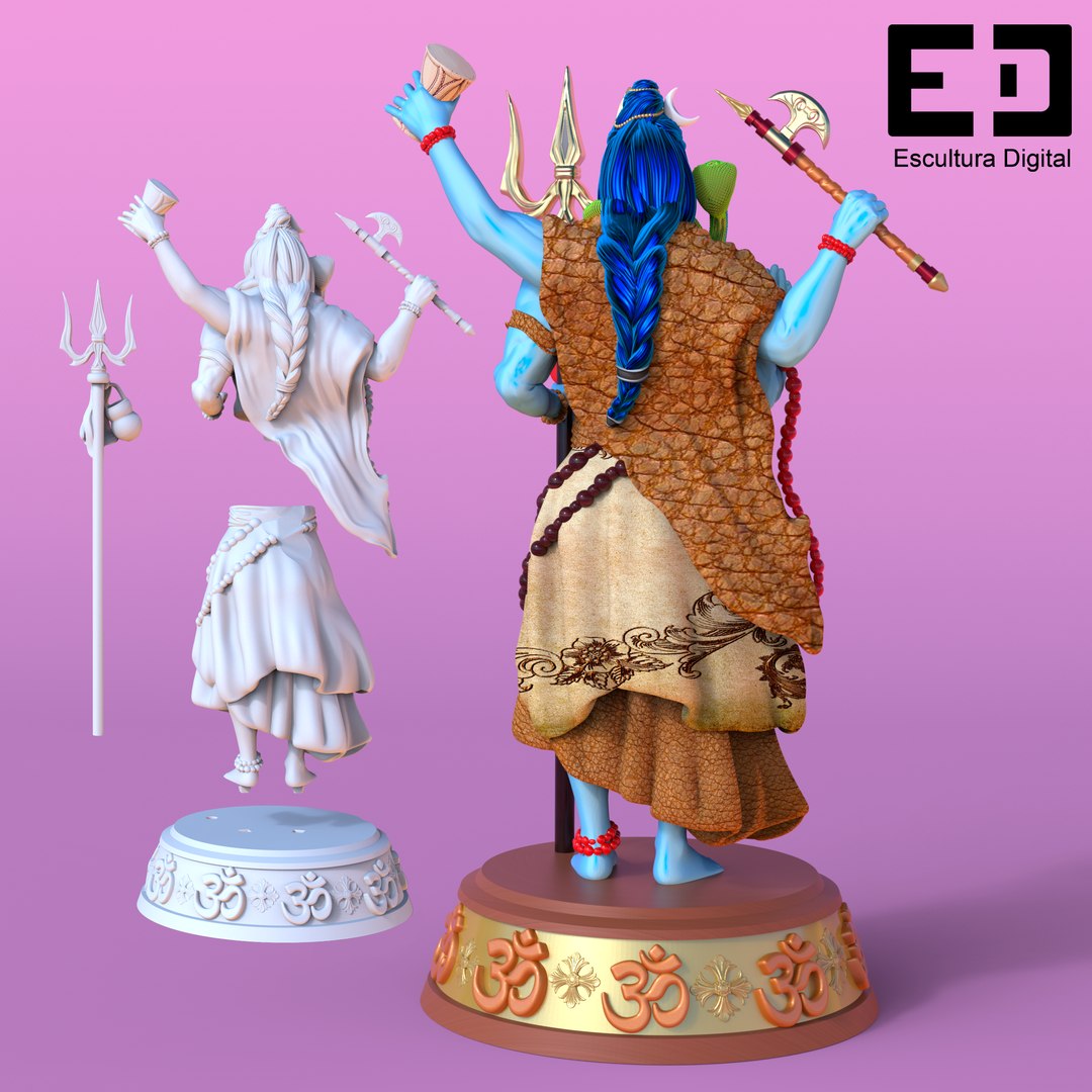 Lord Shiva 3D Model - TurboSquid 2355621