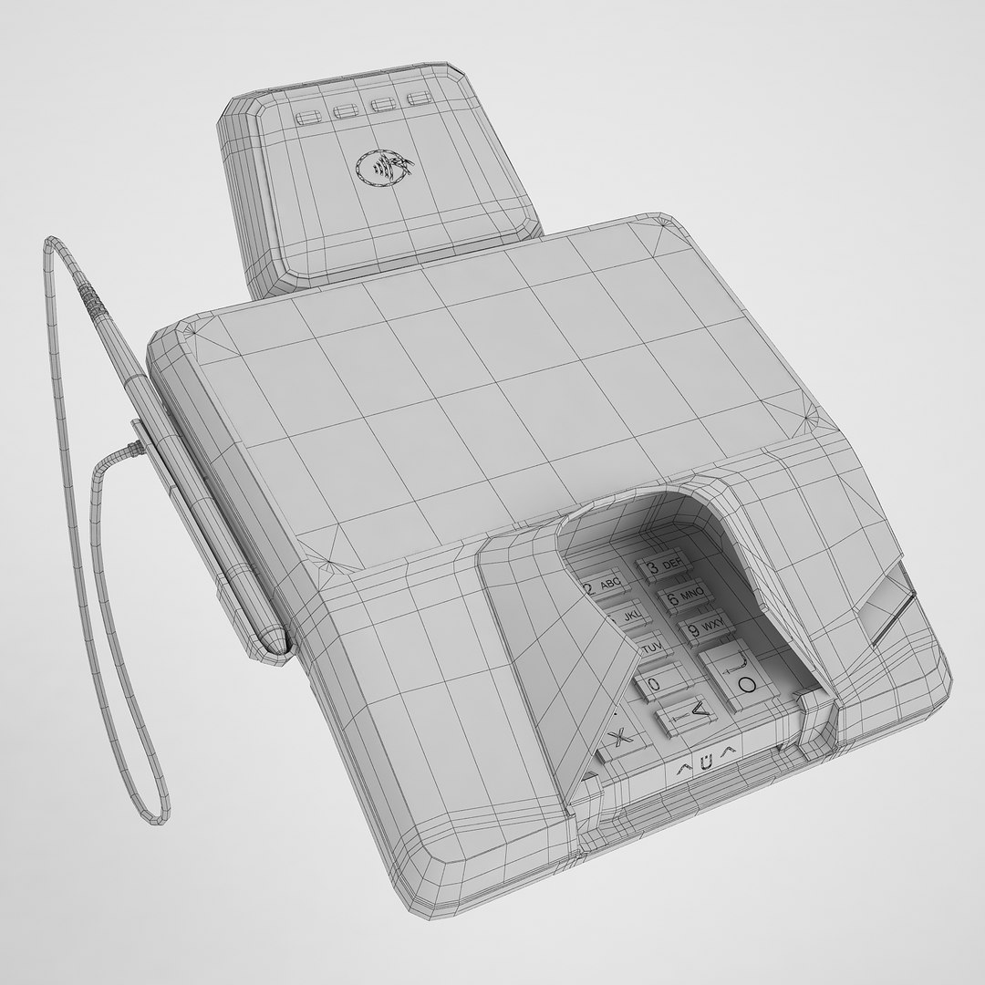 3D Credit Card Terminal - TurboSquid 1308909
