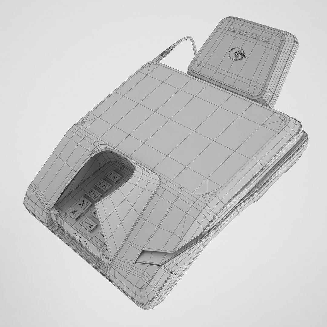 3D Credit Card Terminal - TurboSquid 1308909
