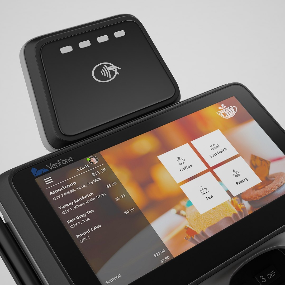 3D Credit Card Terminal - TurboSquid 1308909