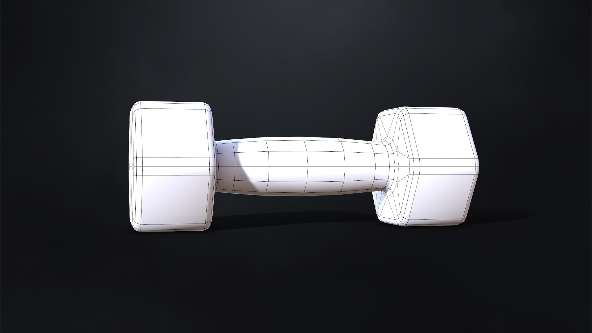 3D Fitness dumbbells 3 kg - TurboSquid 1791930