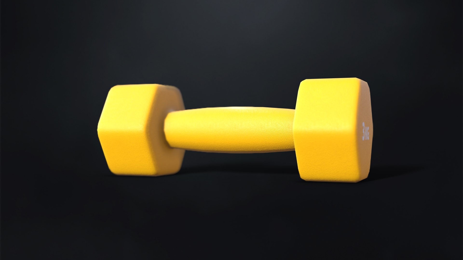 3D Fitness dumbbells 3 kg - TurboSquid 1791930