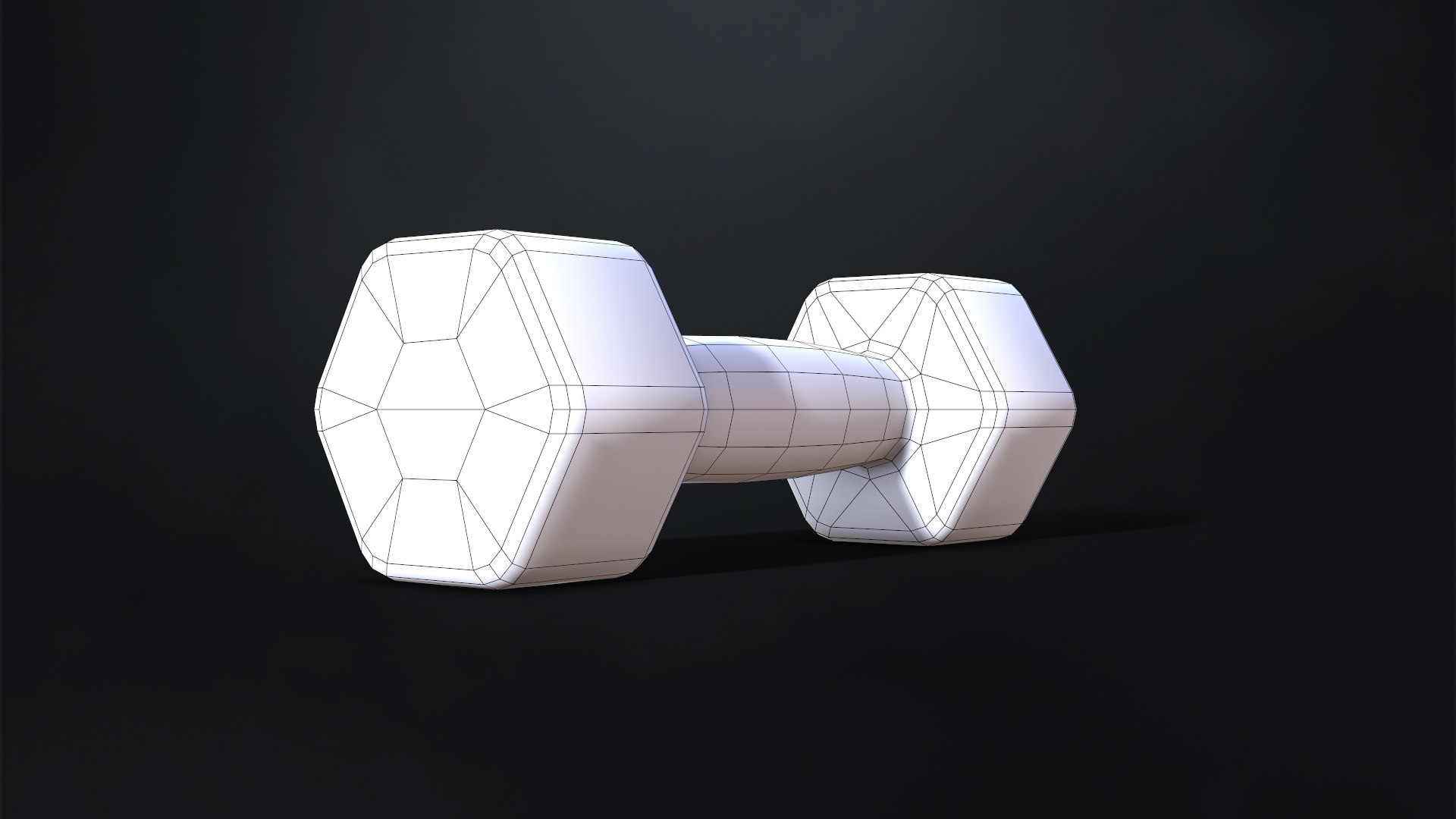 3D Fitness dumbbells 3 kg - TurboSquid 1791930