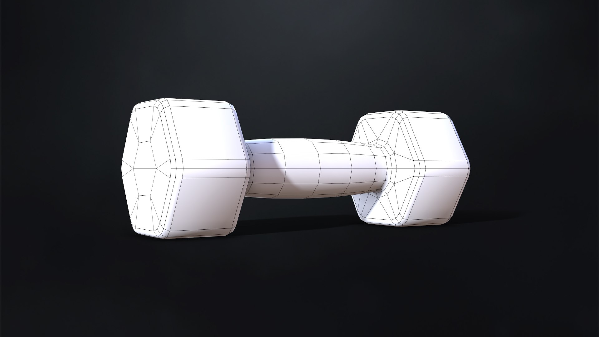 3D Fitness dumbbells 3 kg - TurboSquid 1791930