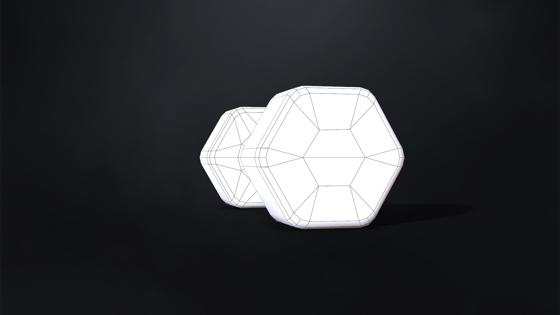 3D Fitness dumbbells 3 kg - TurboSquid 1791930