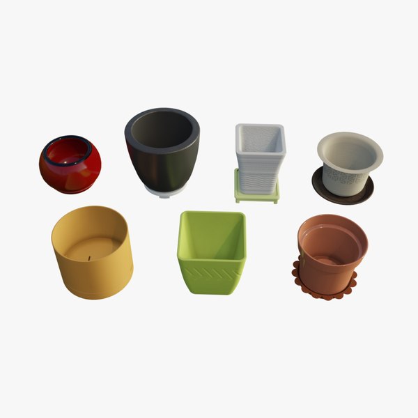 Flower Pots 3D 모델 - TurboSquid 1899530