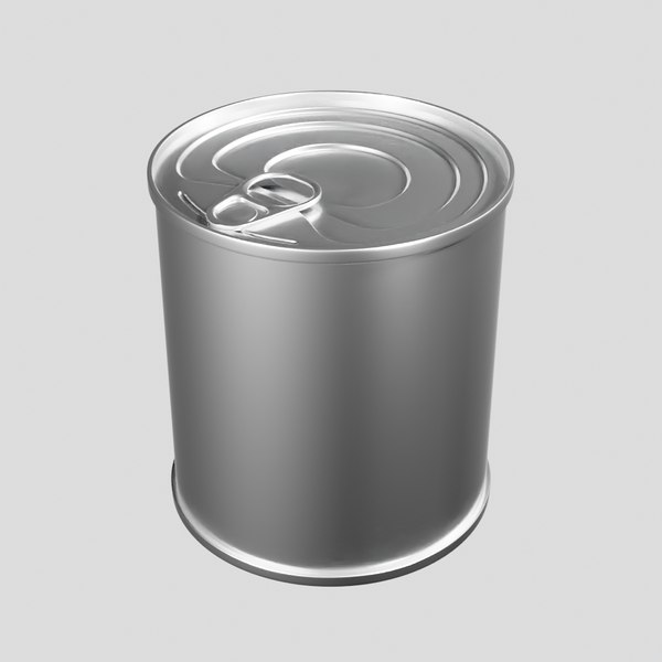 3D realistic tin - TurboSquid 1616735