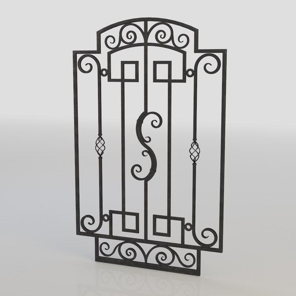 3d windows bars model