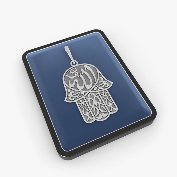 hamsa pendant 3d model