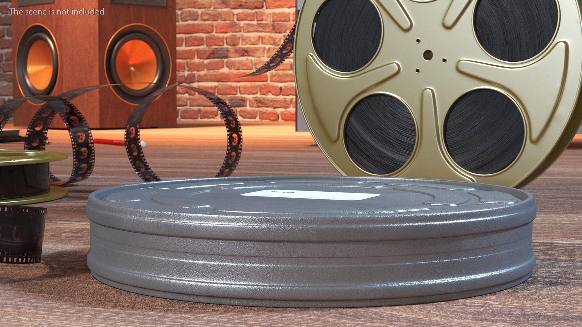 Vintage Movie Film Canister 3D Model - TurboSquid 2135061