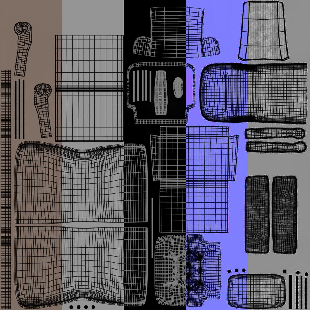 3D Recliner Model - TurboSquid 1899820