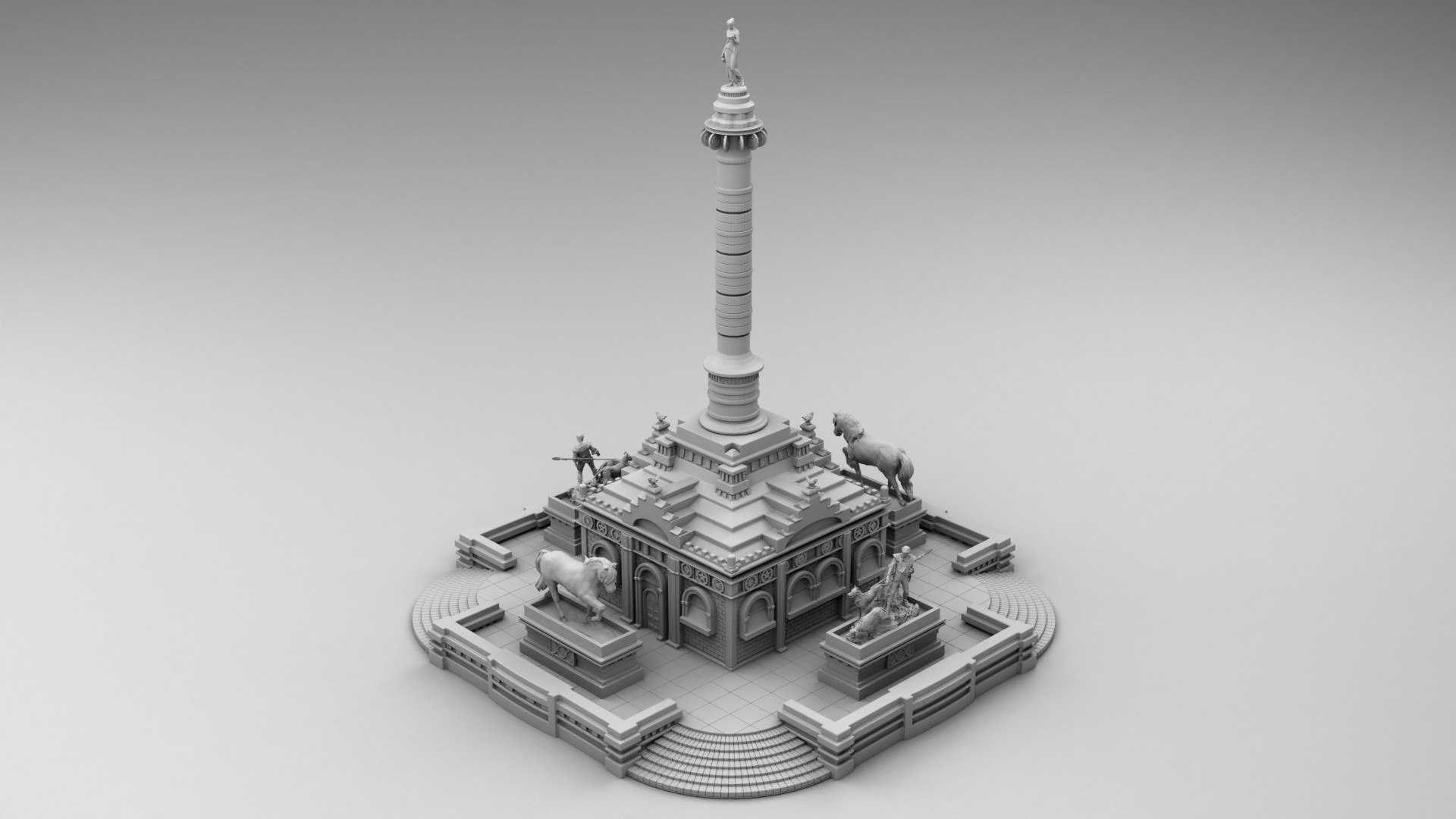 Stone Statue 3D Model - TurboSquid 1725769