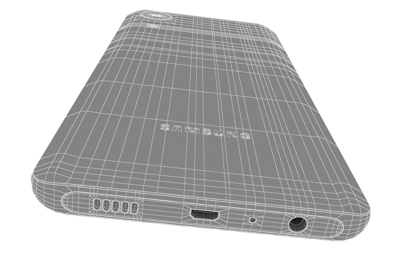 Samsung Galaxy A03 Core Blue Low Poly 3D Model - TurboSquid 2476917