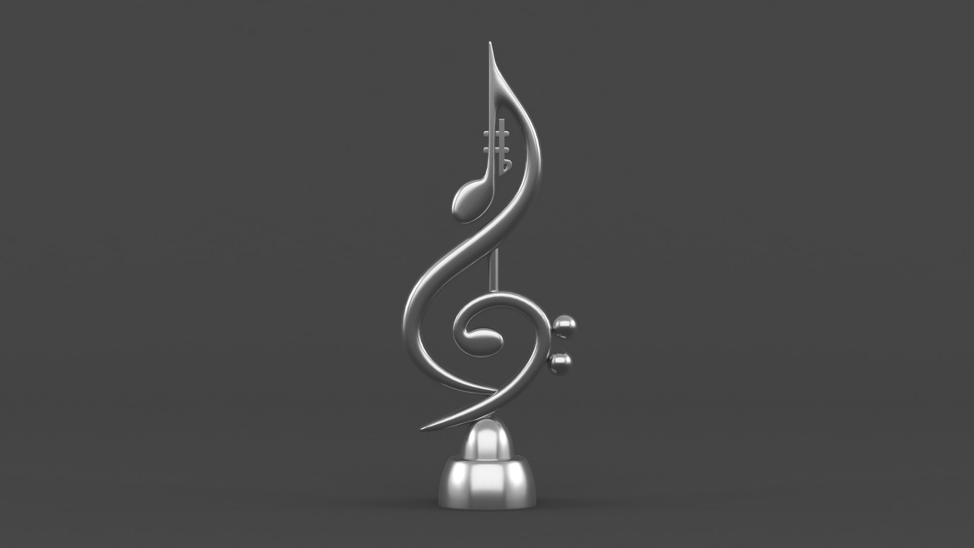 3D Music Notes - TurboSquid 2208893
