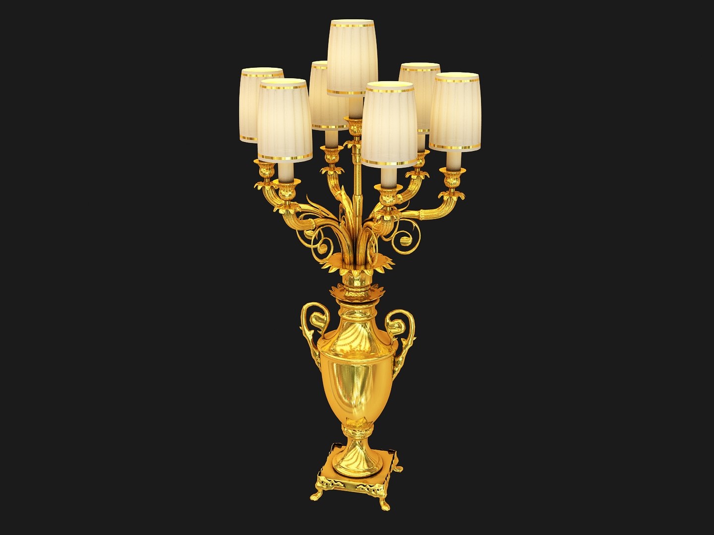 trophy lamp 3d max