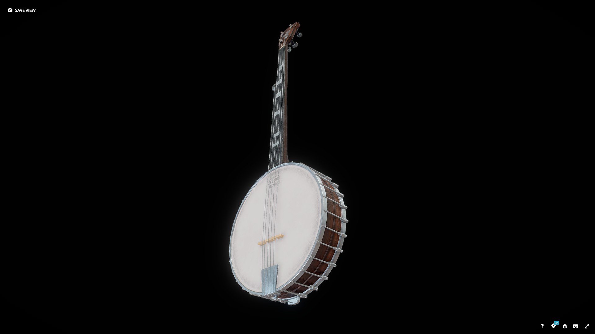 Banjo - Game Ready 3D - TurboSquid 1896588