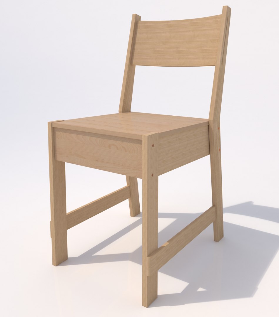 3d Ikea Norraker Chair Table Model