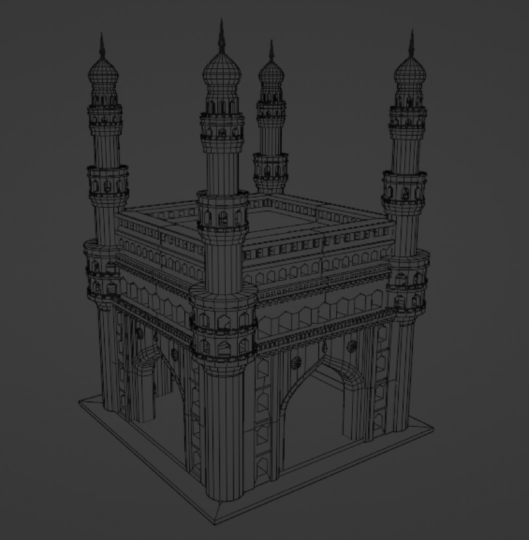 Charminar 3D model - TurboSquid 1850076