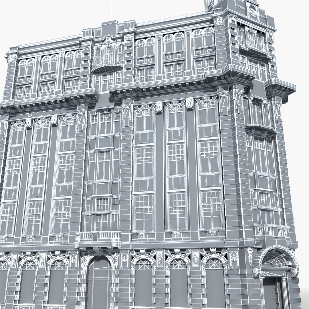 3D Old Building - TurboSquid 1318905
