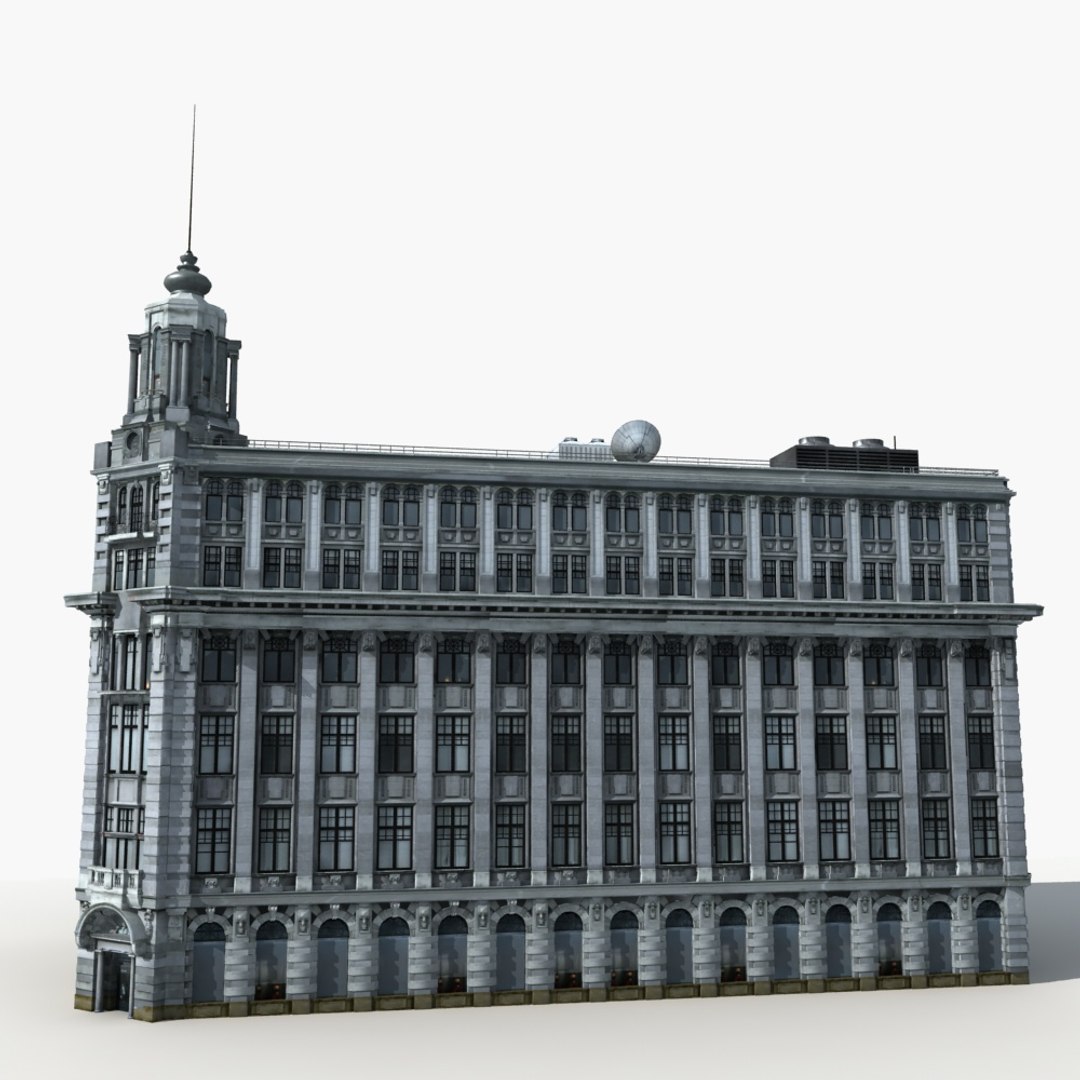 3D Old Building - TurboSquid 1318905
