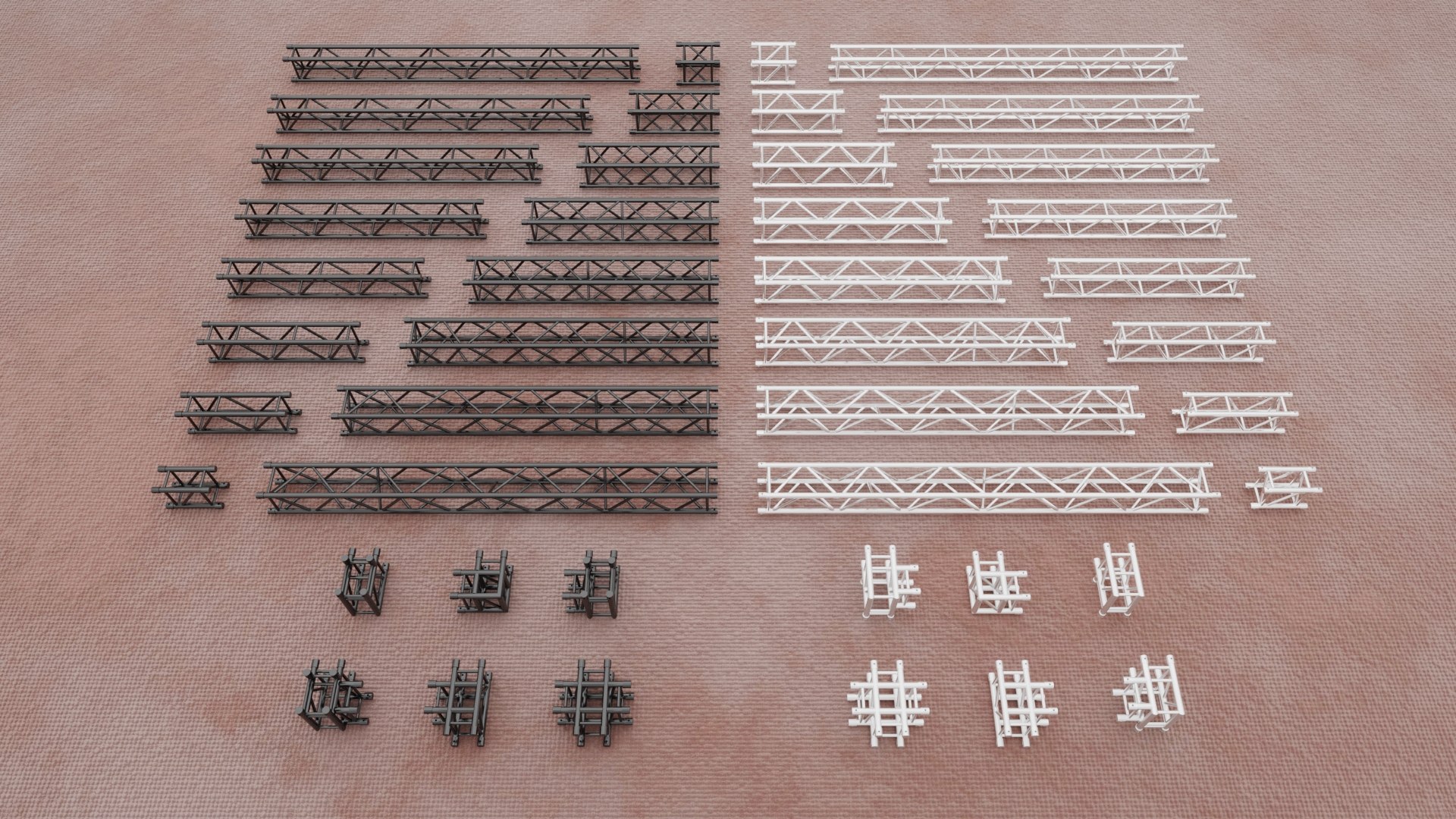 3D Model Stage Constructions Elements Truss - TurboSquid 2145064