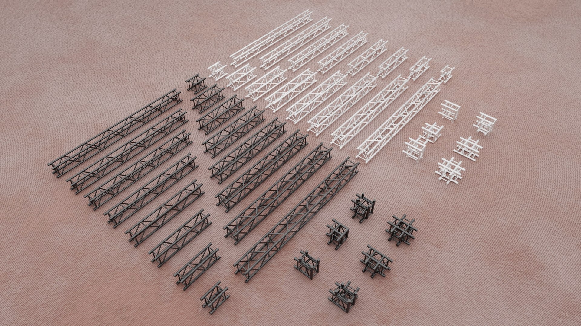3D Model Stage Constructions Elements Truss - TurboSquid 2145064