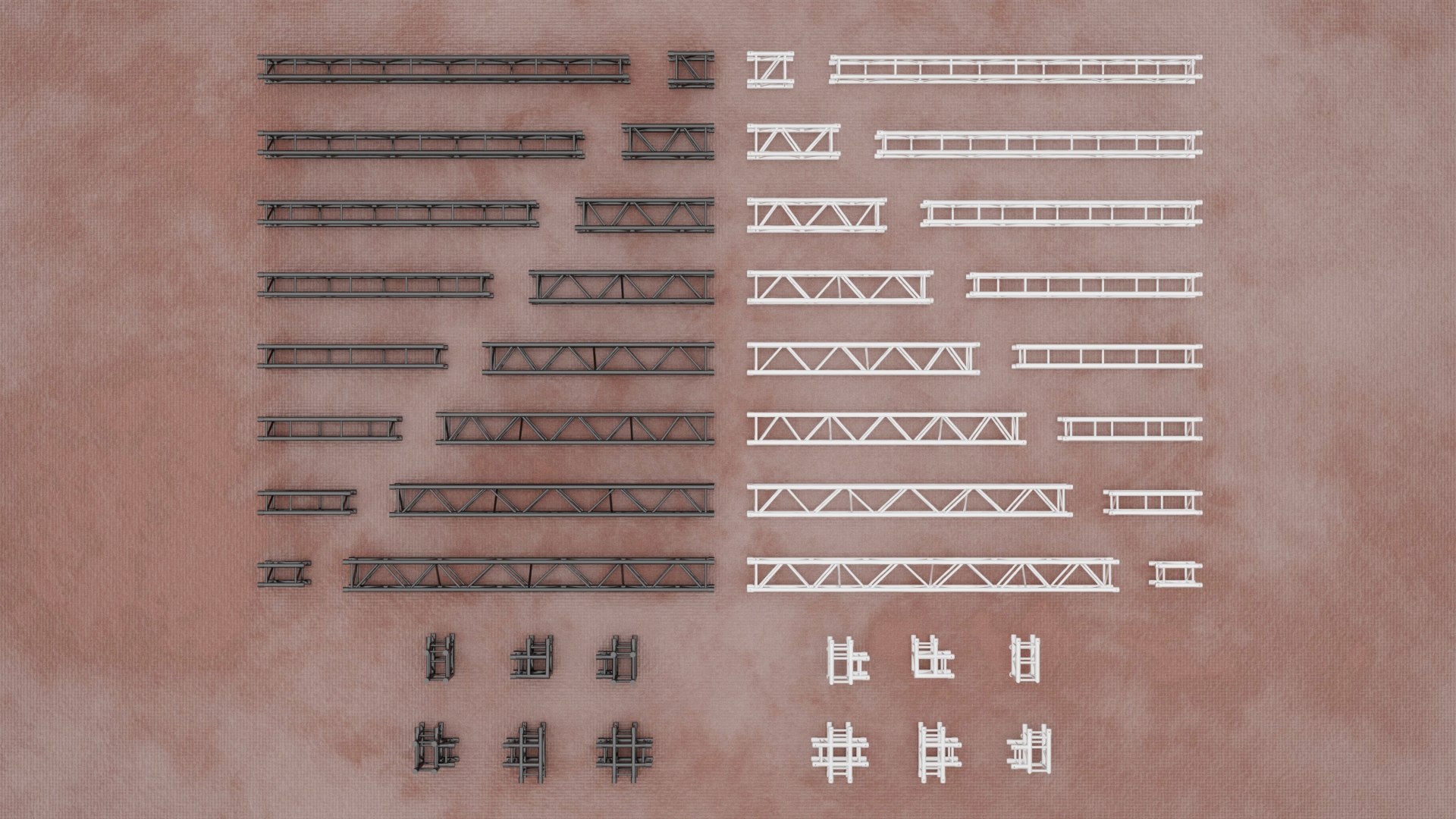 3D Model Stage Constructions Elements Truss - TurboSquid 2145064