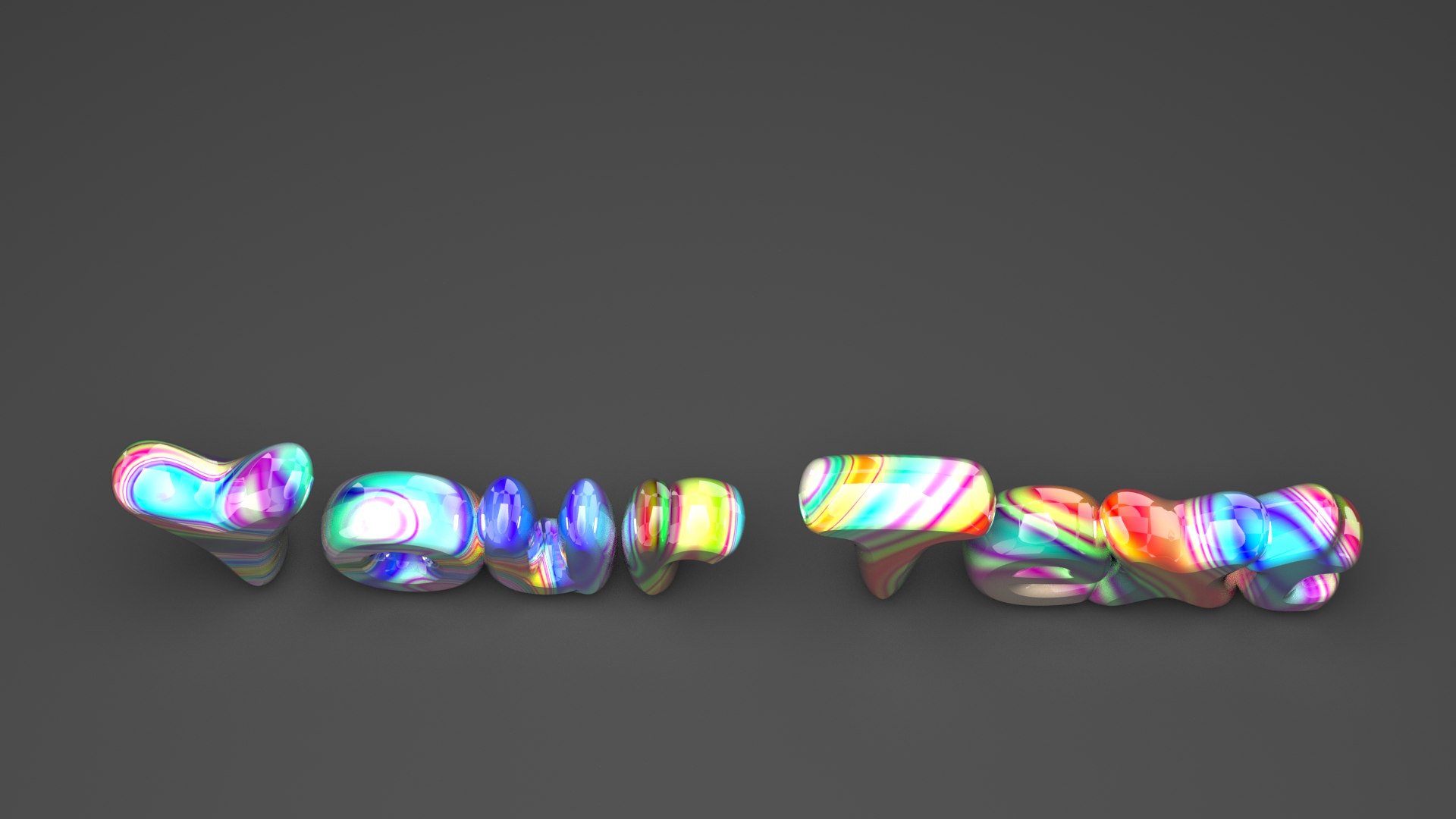 Custom Text Candy 3D Model - TurboSquid 1514835