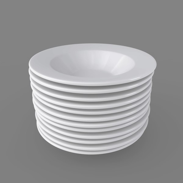 Plates pack 12 - 3D - TurboSquid 1221884