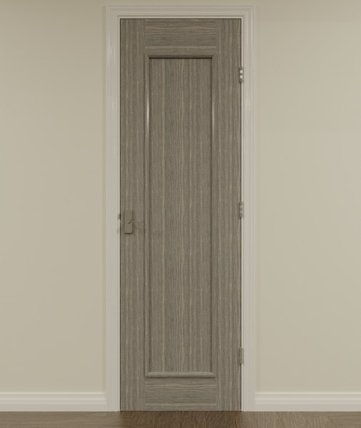 Shaker Interior Door Set 3D model - TurboSquid 2019037