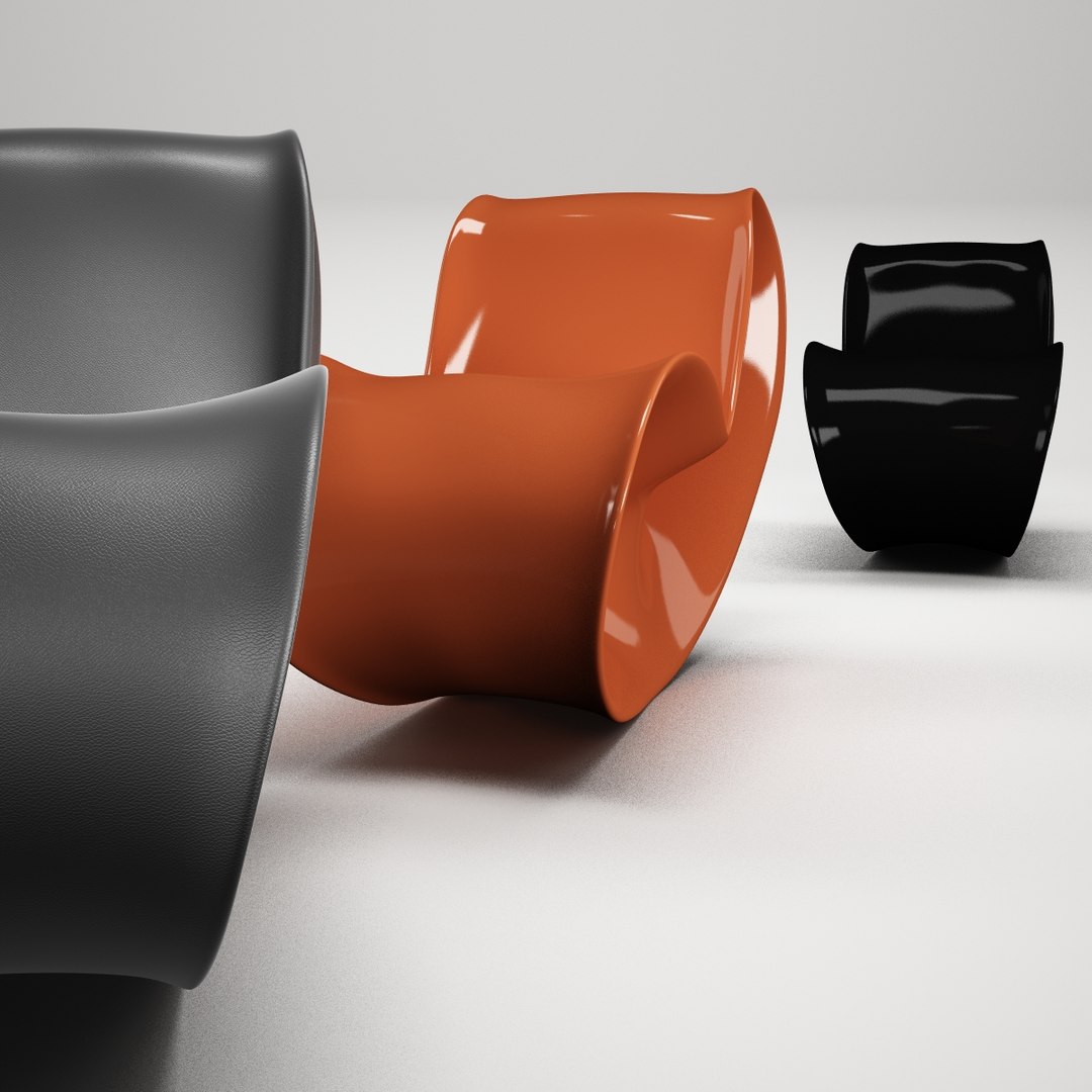 3d Ron Arad Voido Rocking Chair