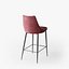 Bontempi Clara Barstool 3D Model - TurboSquid 1392975