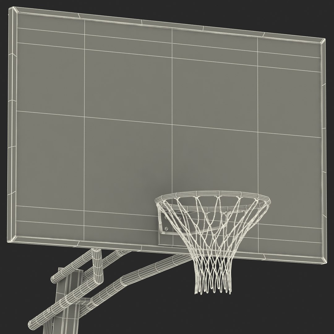 basketball hoop 3d model