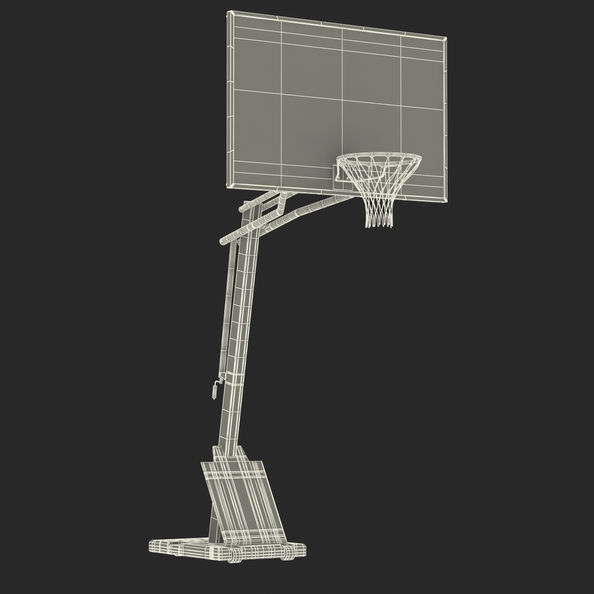 basketball hoop 3d model