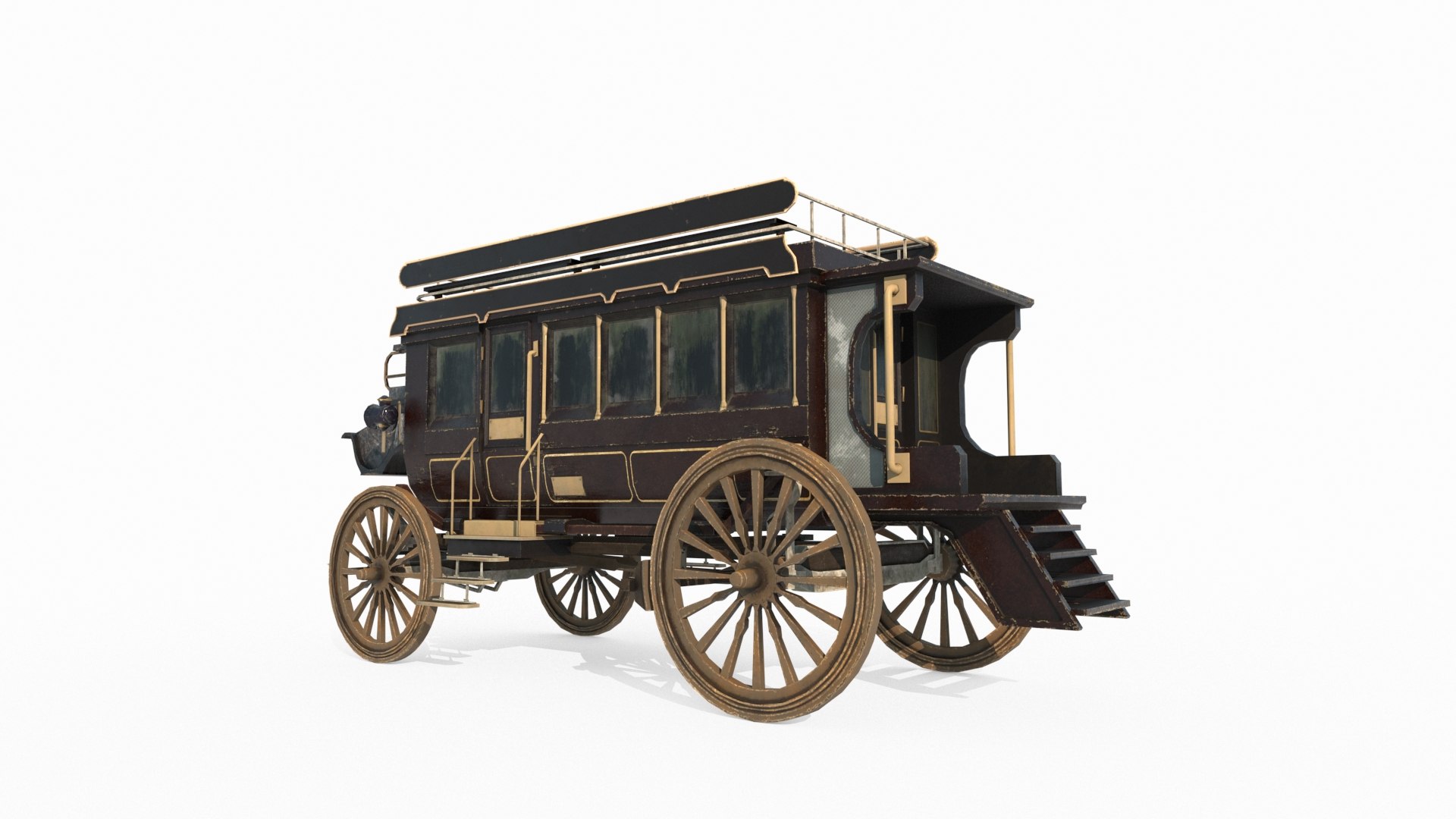 3D Medieval Grand Carriage Model - TurboSquid 2394781