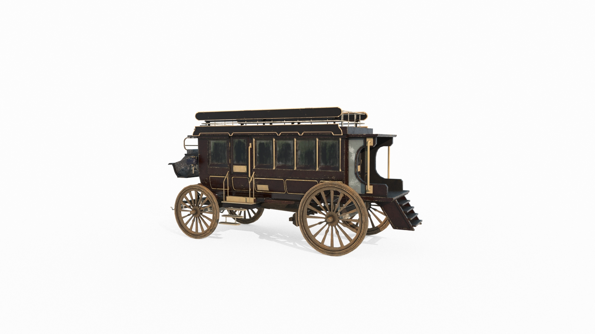 3D Medieval Grand Carriage Model - TurboSquid 2394781