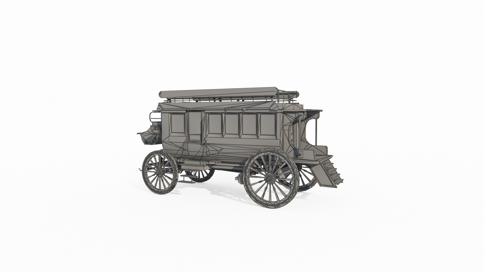 3D Medieval Grand Carriage Model - TurboSquid 2394781